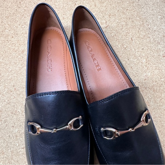 Coach | Shoes | Coach Womens Haley Leather Loafer Fg31 | Poshmark